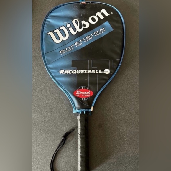 Wilson | Other | Wilson Dimension 22 Racquetball Racket With Case ...